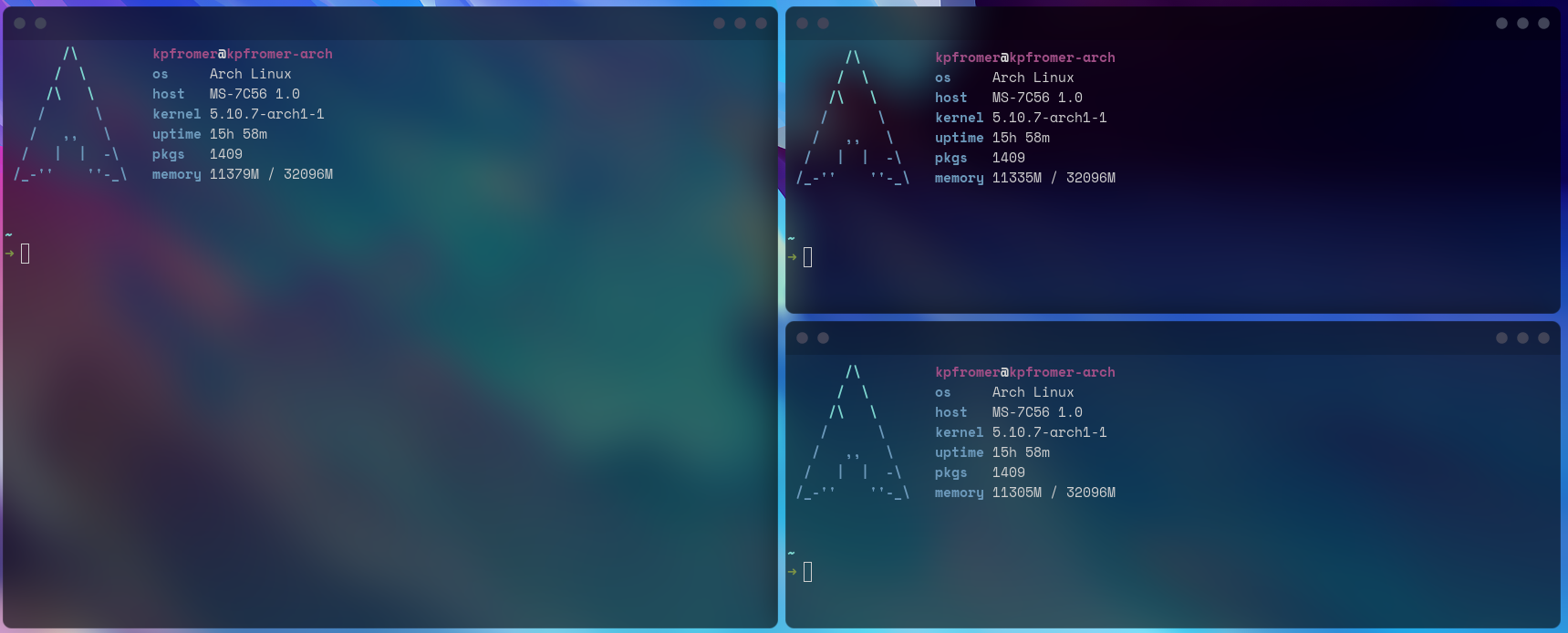Terminal Setup On Arch
